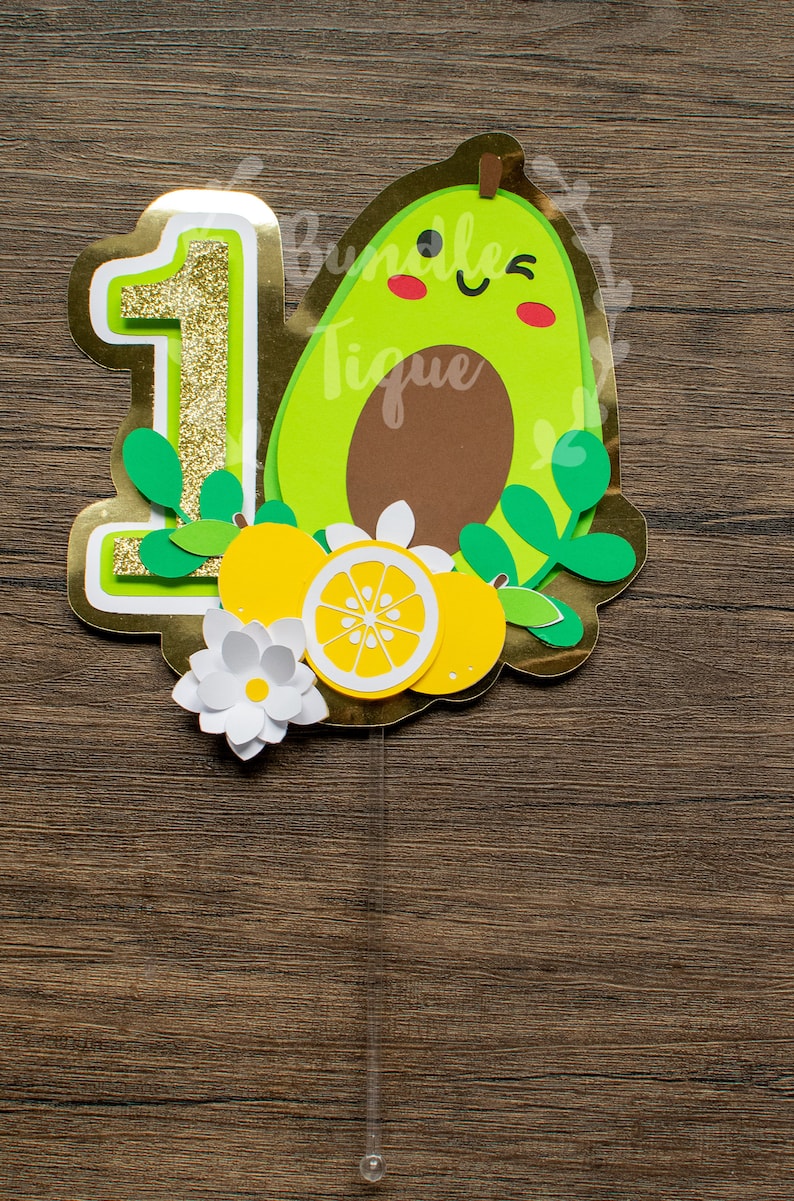 Avocado Birthday Party Bundle Custom Avocado Banner - Etsy