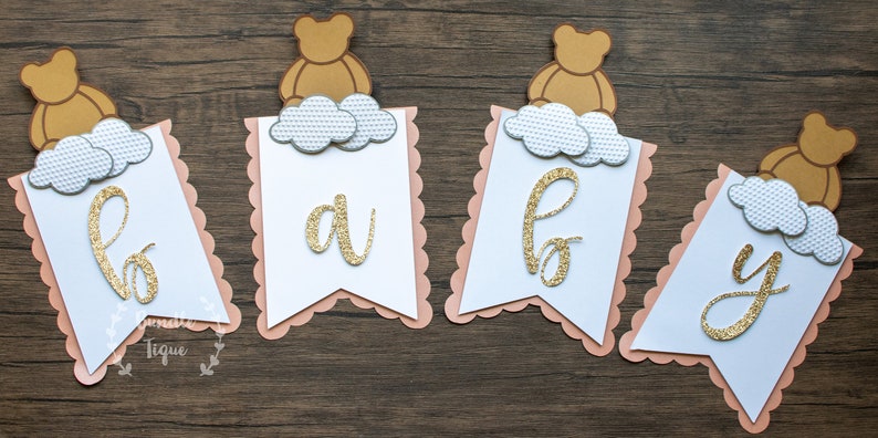 Bear Baby Shower Decor Bundle Teddy Bear 1st Birthday | Etsy