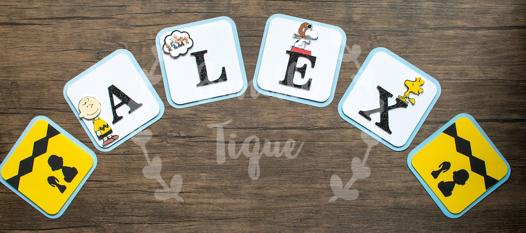 Charlie Brown Party Banner, Charlie Brown Birthday Party Banner ...