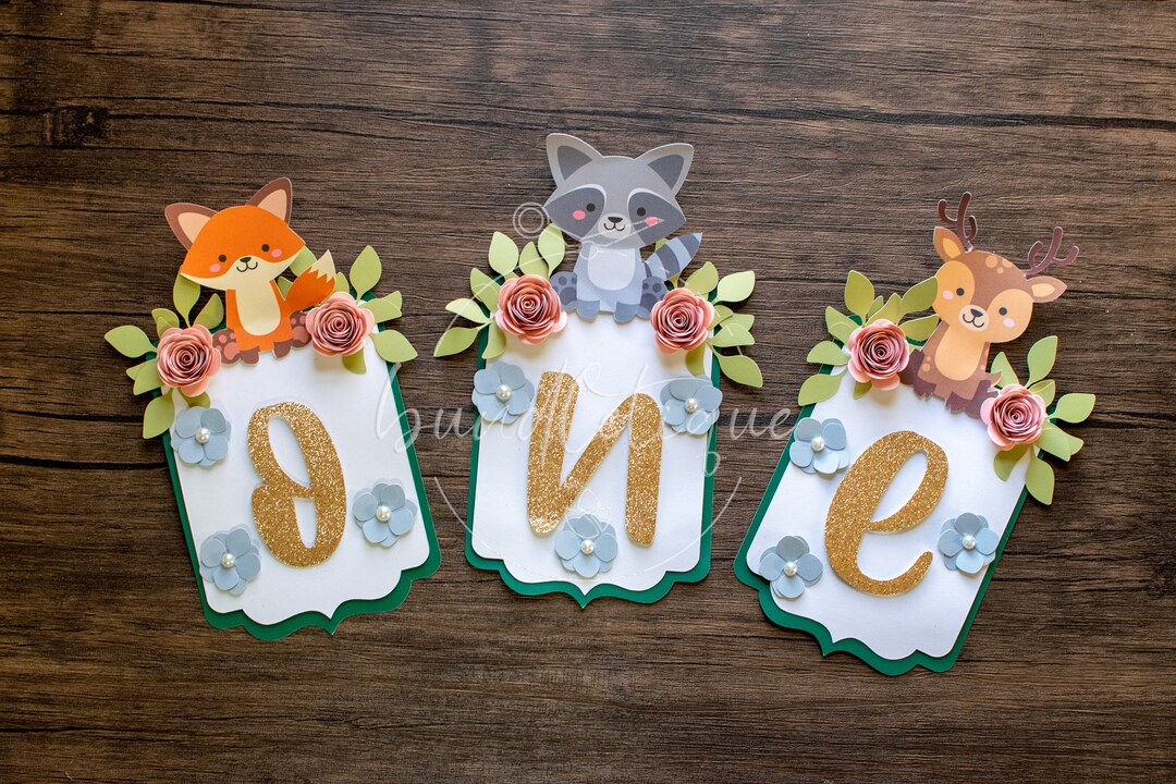 Woodland Banner, Fox Birthday Party Decorations, Camp Woodland Birthday ...