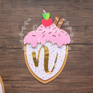 Ice Cream Banner, Ice Cream Birthday Party Decorations, Ice Cream Party ...