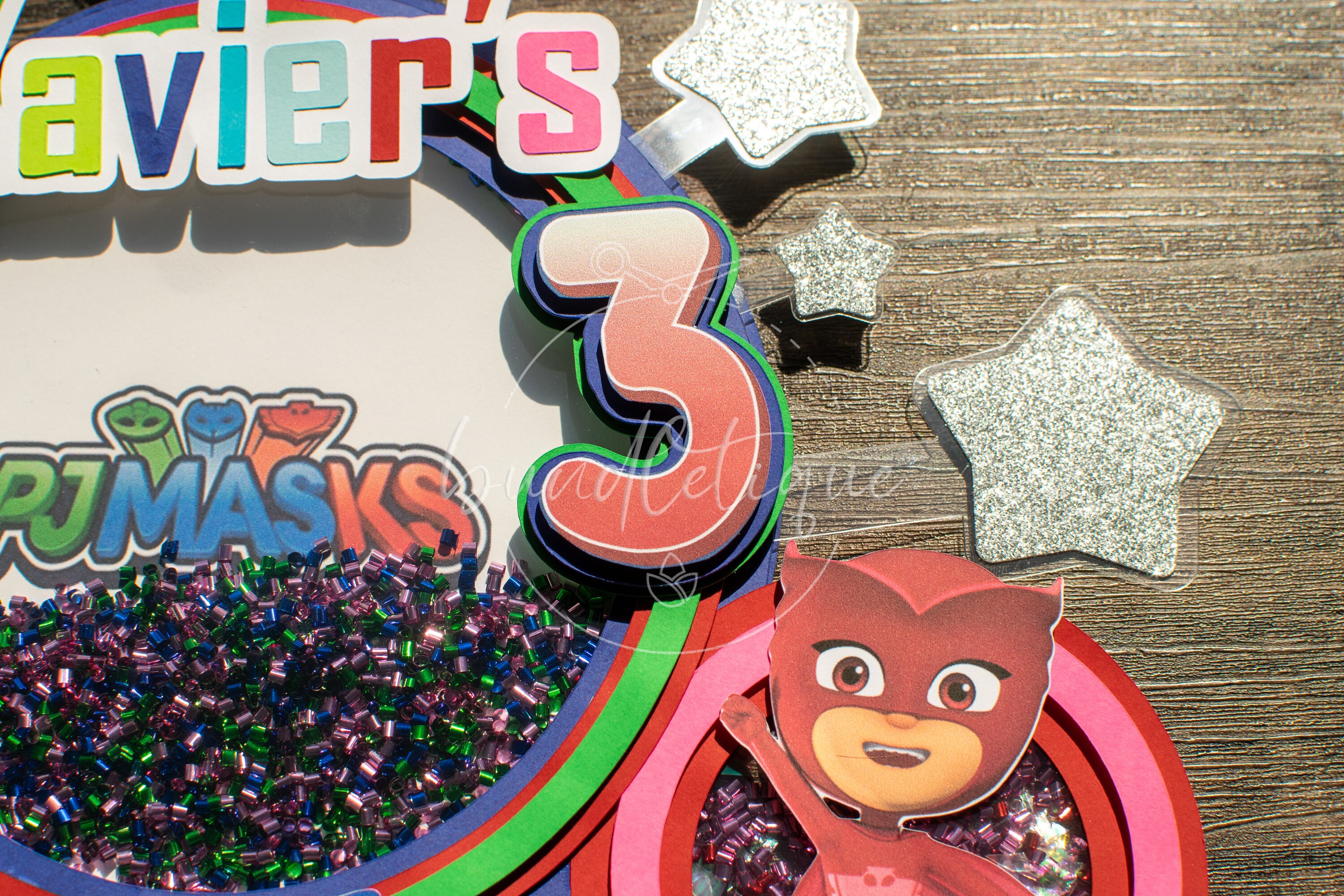 PJ Masks Cake Topper Cat Boy Birthday Party Decorations Boy | Etsy