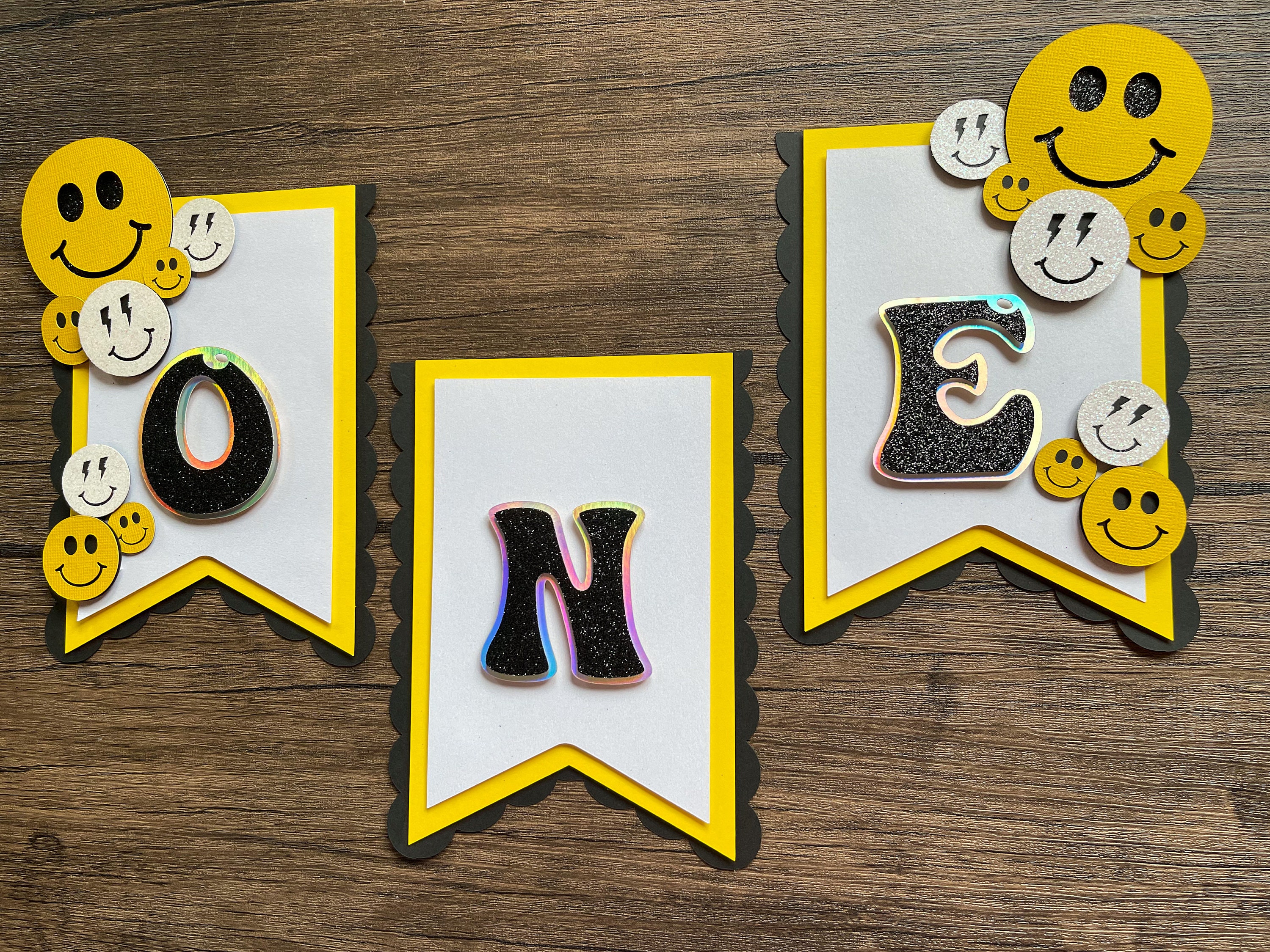 Happy Dude High Chair Banner One Happy Dude Paper Smile Highchair ...