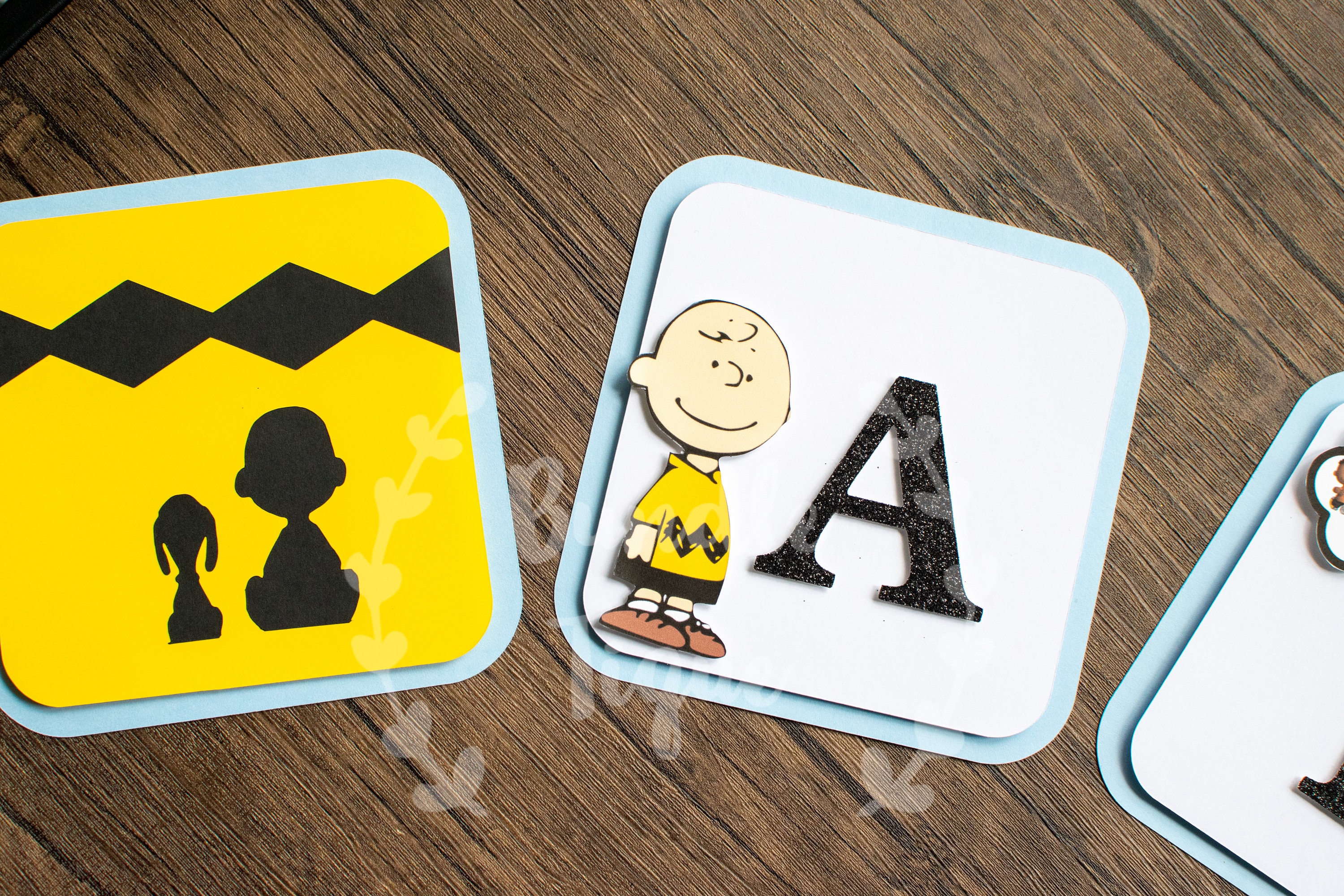 Charlie Brown Party Banner, Charlie Brown Birthday Party Banner ...