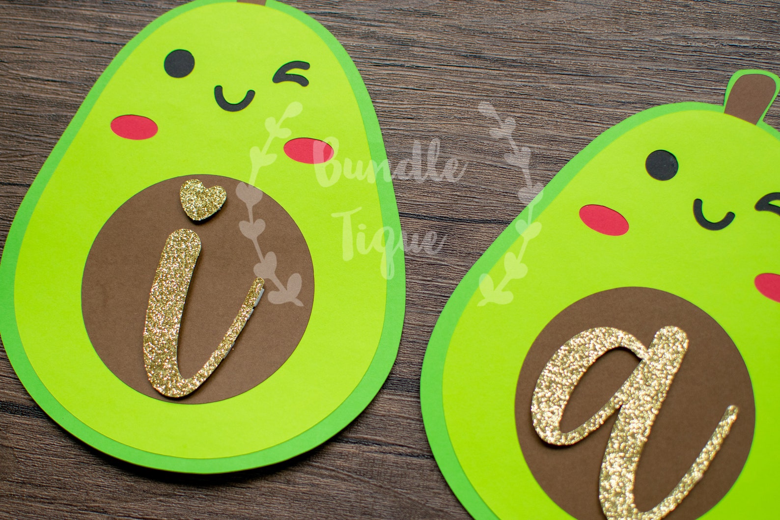 Avocado Birthday Party Bundle Custom Avocado Banner - Etsy