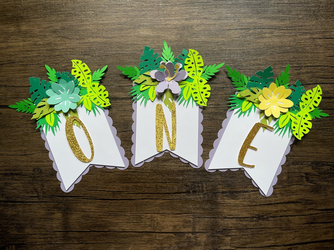 Luau Banner, Hawaiian Party, Aloha Theme High Chair Banner, Moana Party ...