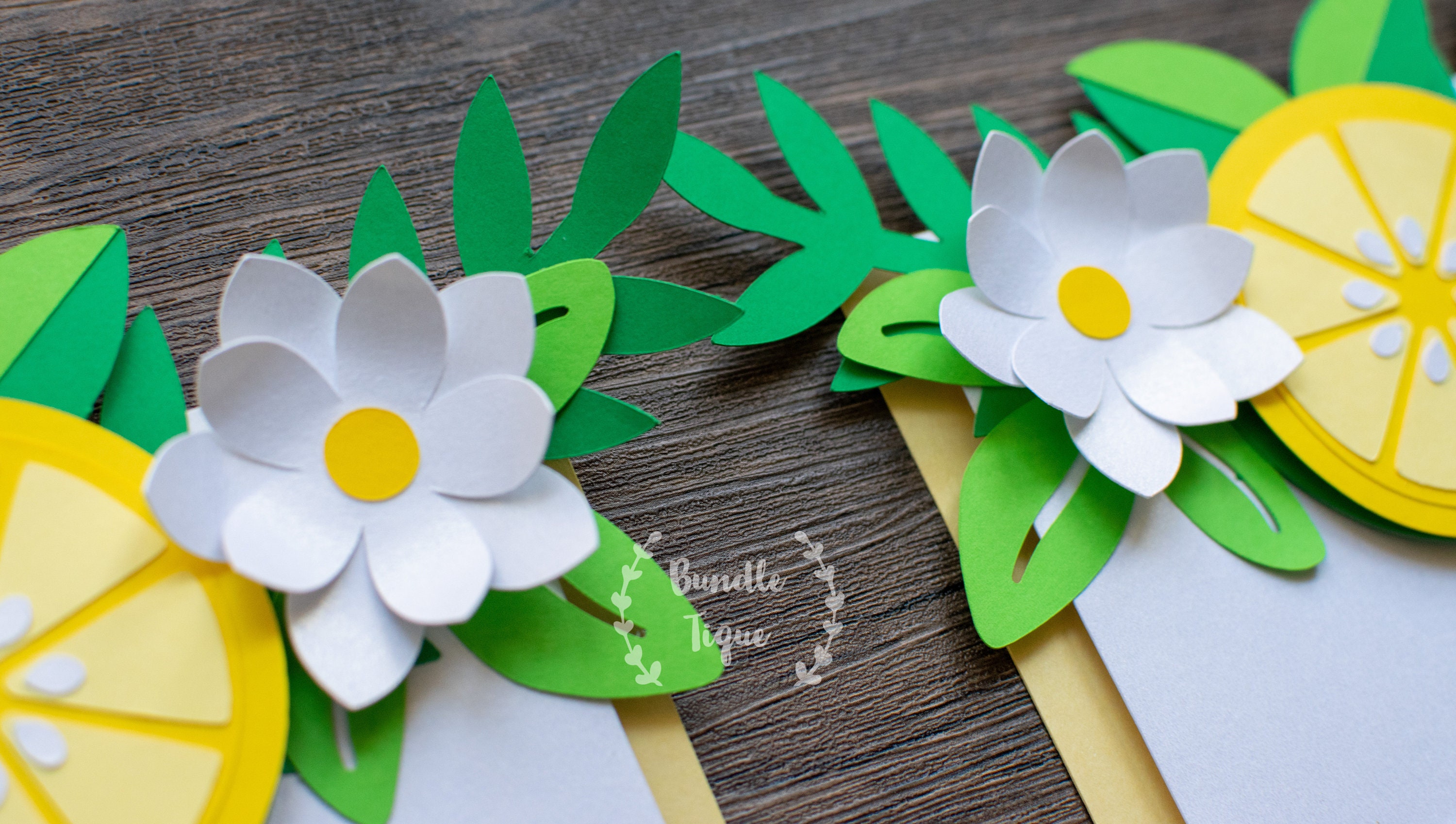 Lemonade Banner Lemon Cake Topper Lemon Decoration Bundle | Etsy
