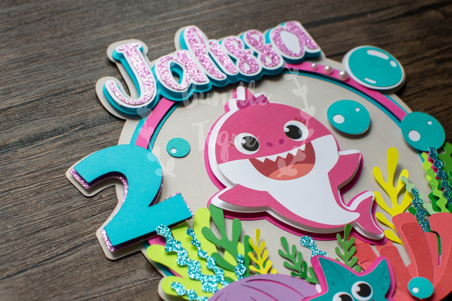 Baby Shark Banner Baby Shark Birthday Party Decorations Pink - Etsy