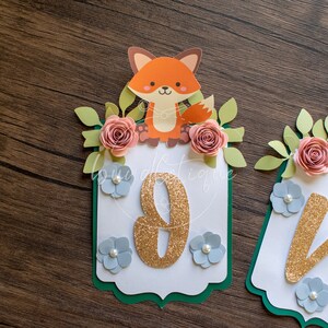 Woodland Banner, Fox Birthday Party Decorations, Camp Woodland Birthday ...