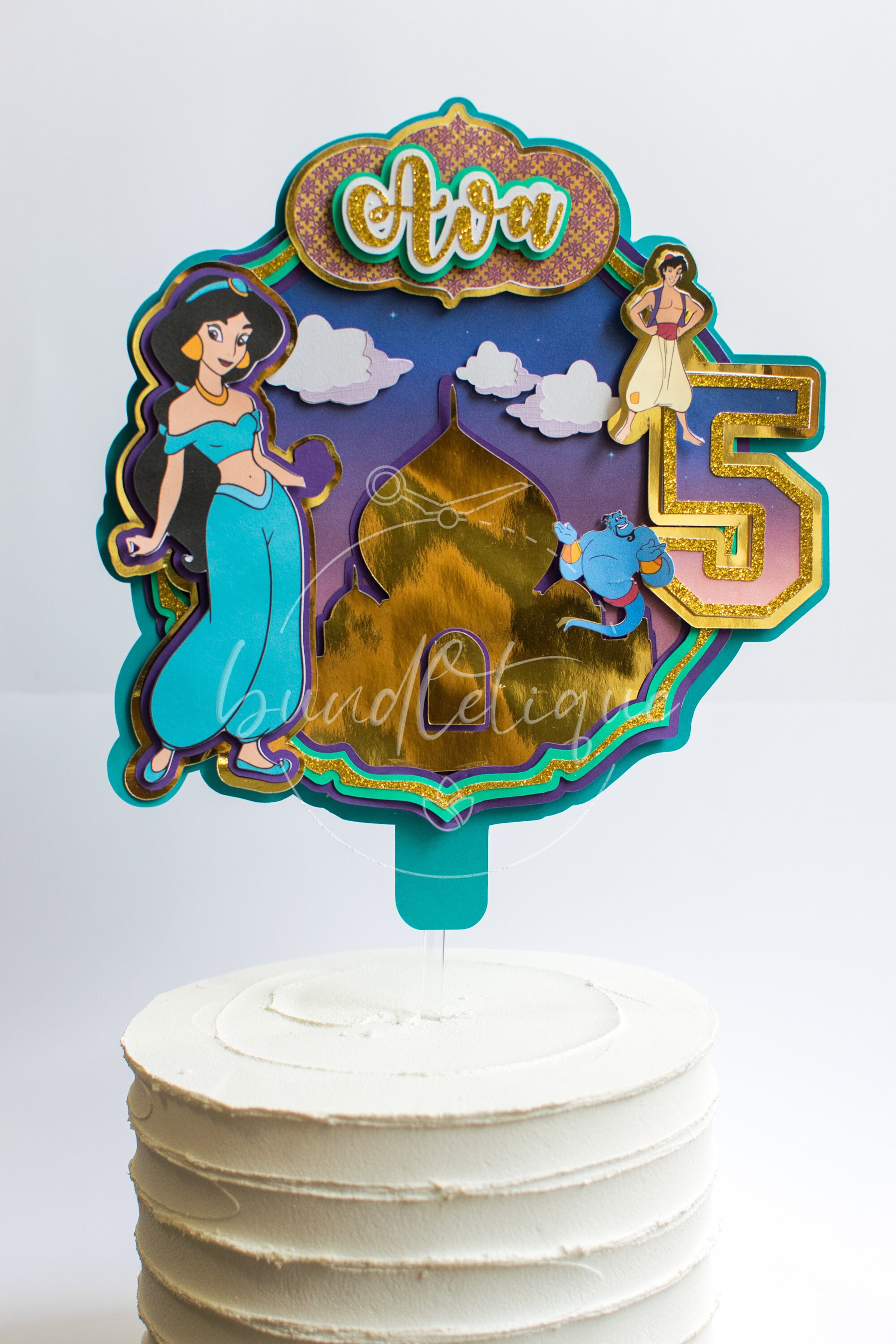 Aladdin Birthday Banner Princess Party Banner Arabian Nights | Etsy