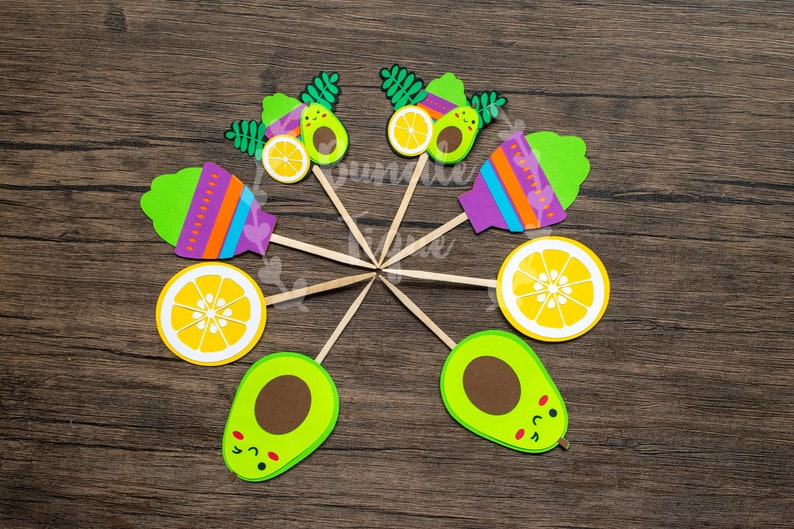 Avocado Birthday Party Bundle Custom Avocado Banner - Etsy