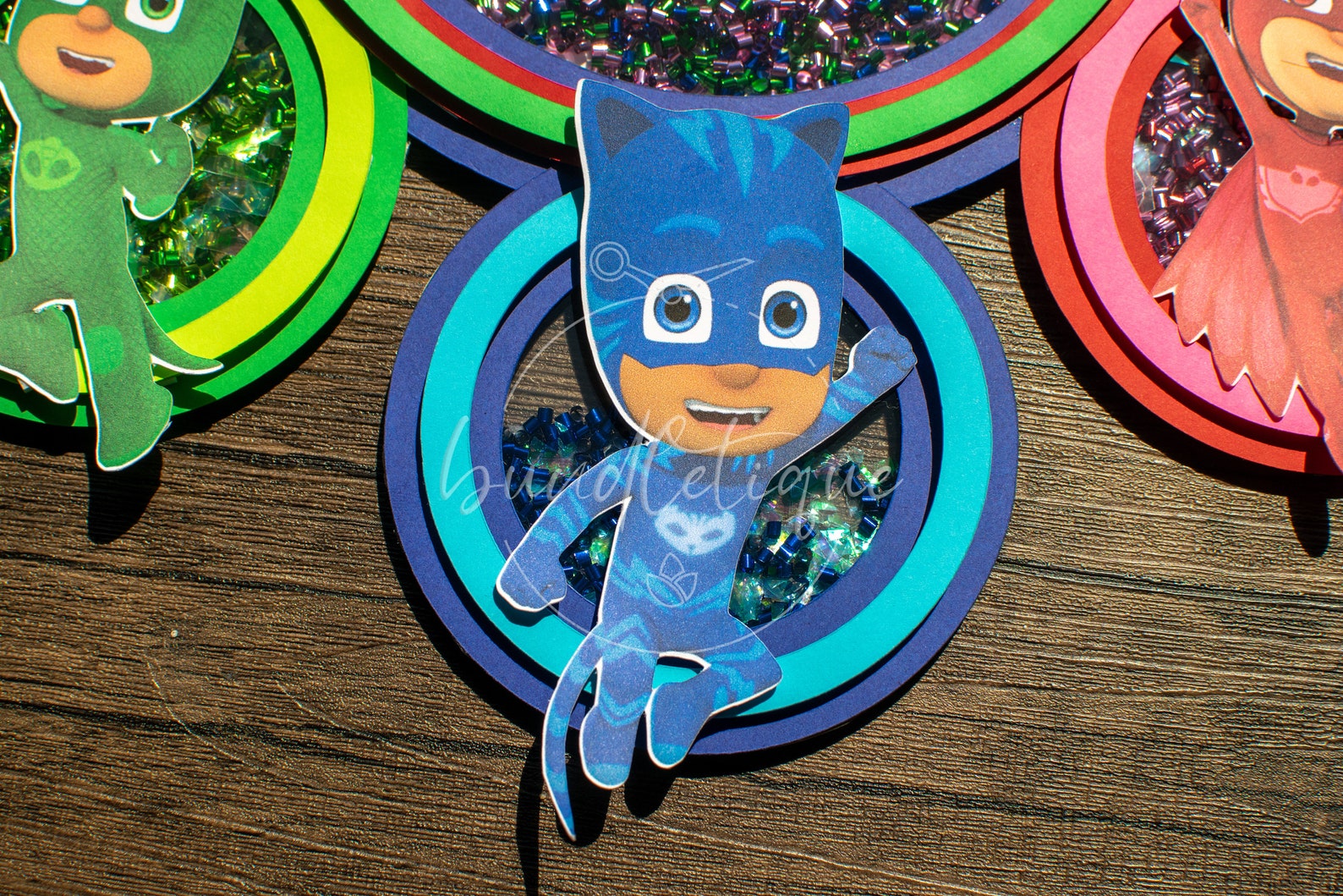 PJ Masks Cake Topper Cat Boy Birthday Party Decorations Boy | Etsy
