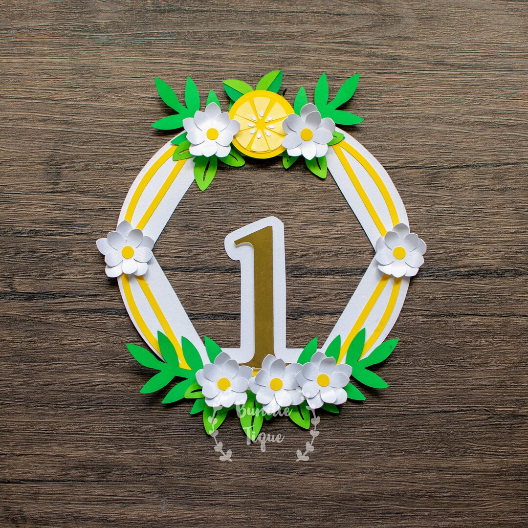 Lemonade Banner, Lemon Cake Topper, Lemon Decoration Bundle, Lemon ...
