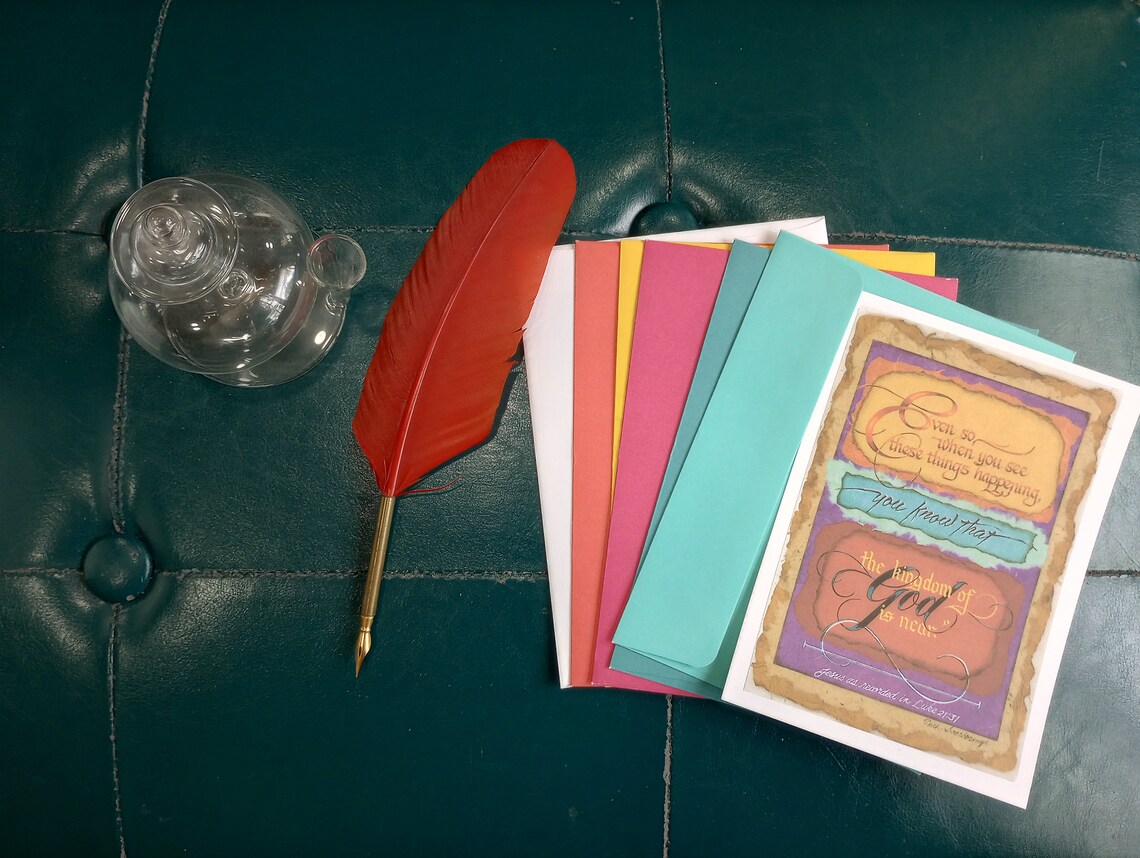 The Kingdom of God is Near Calligraphy of Luke 21:31 - Etsy