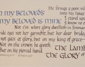 Scripture Art Song of Solomon 3:4 Chalkboard Style - Etsy