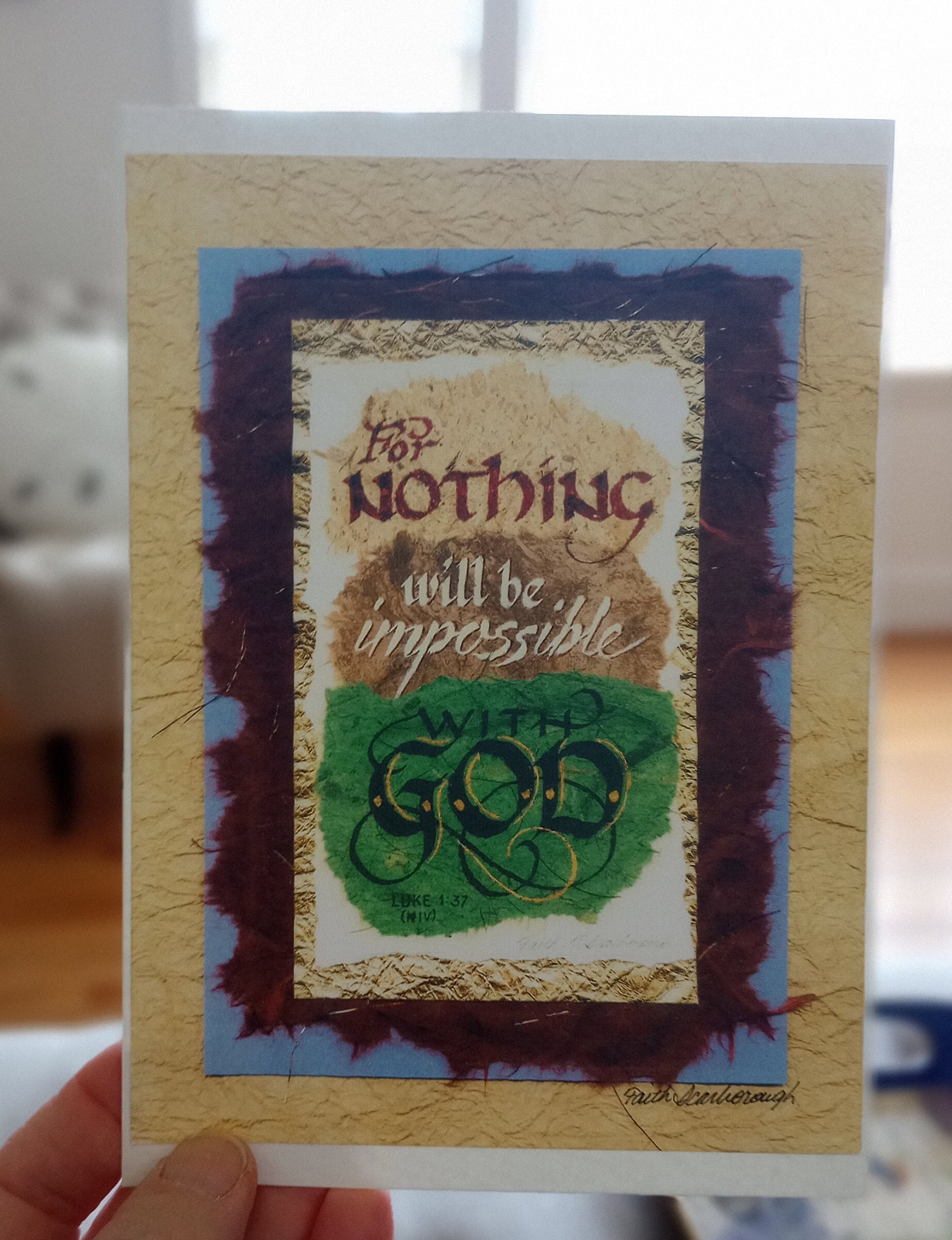 Nothing Will Be Impossible Calligraphy - Etsy