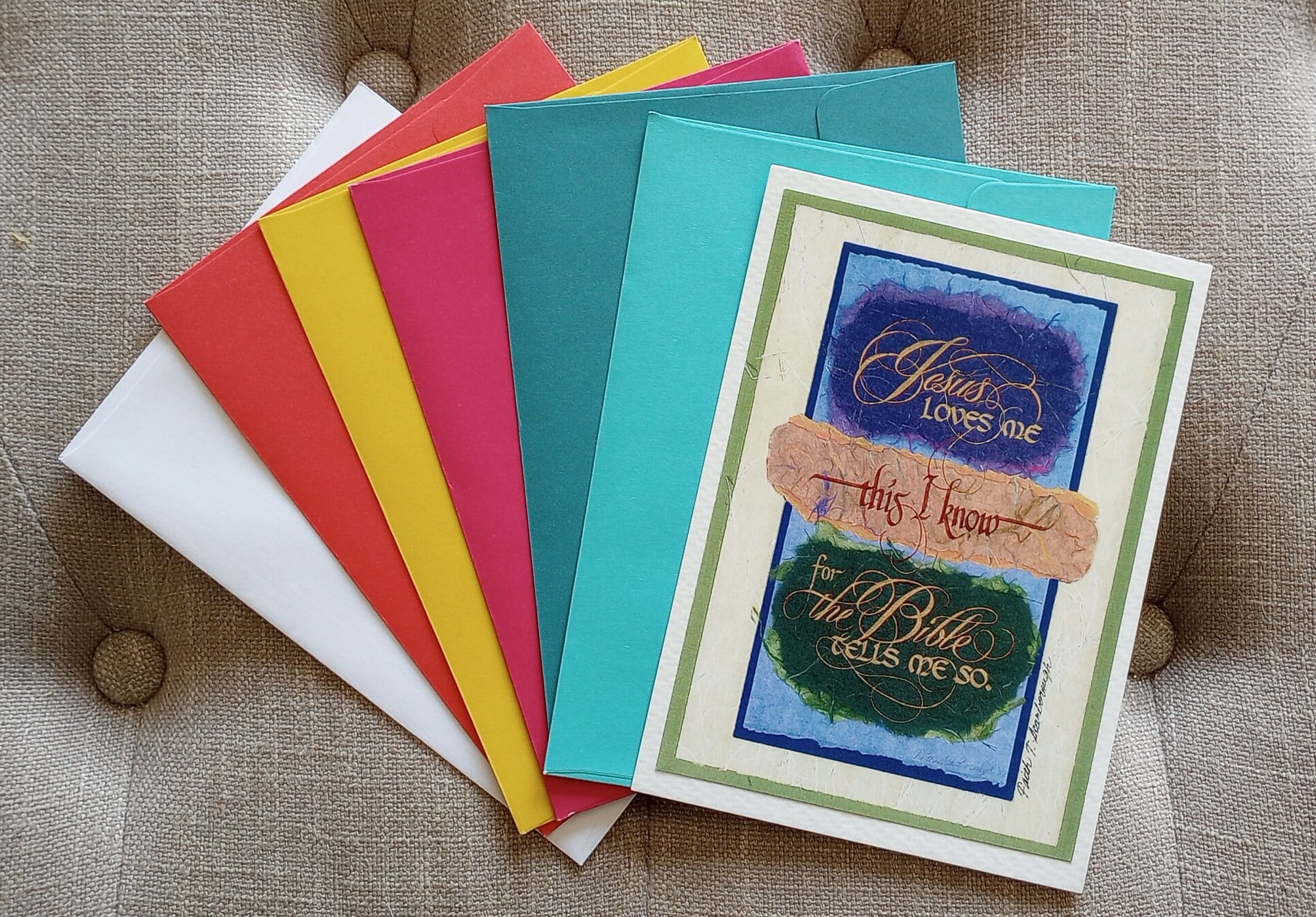 Jesus Loves Me Calligraphy - Etsy