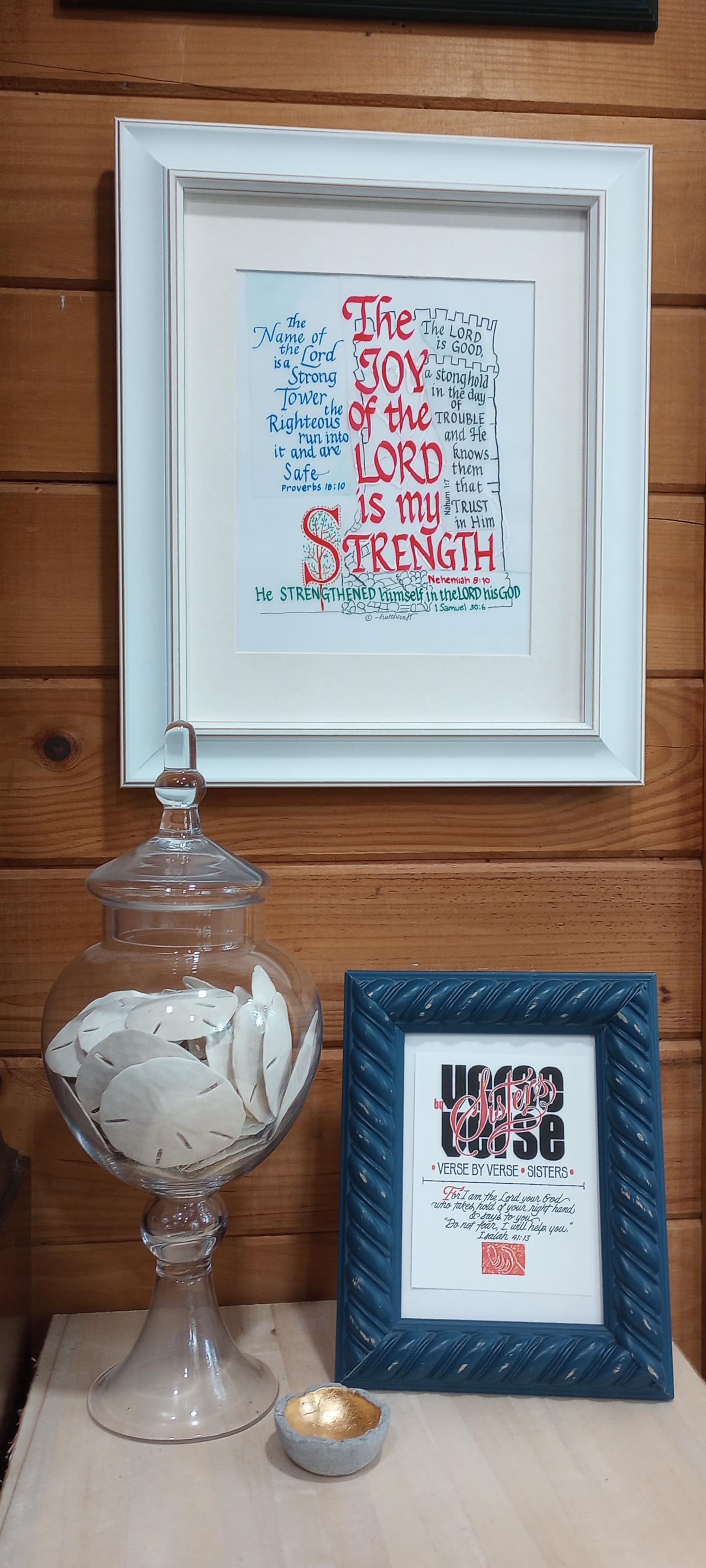 The Joy of the Lord is My Strength Calligraphy - Etsy