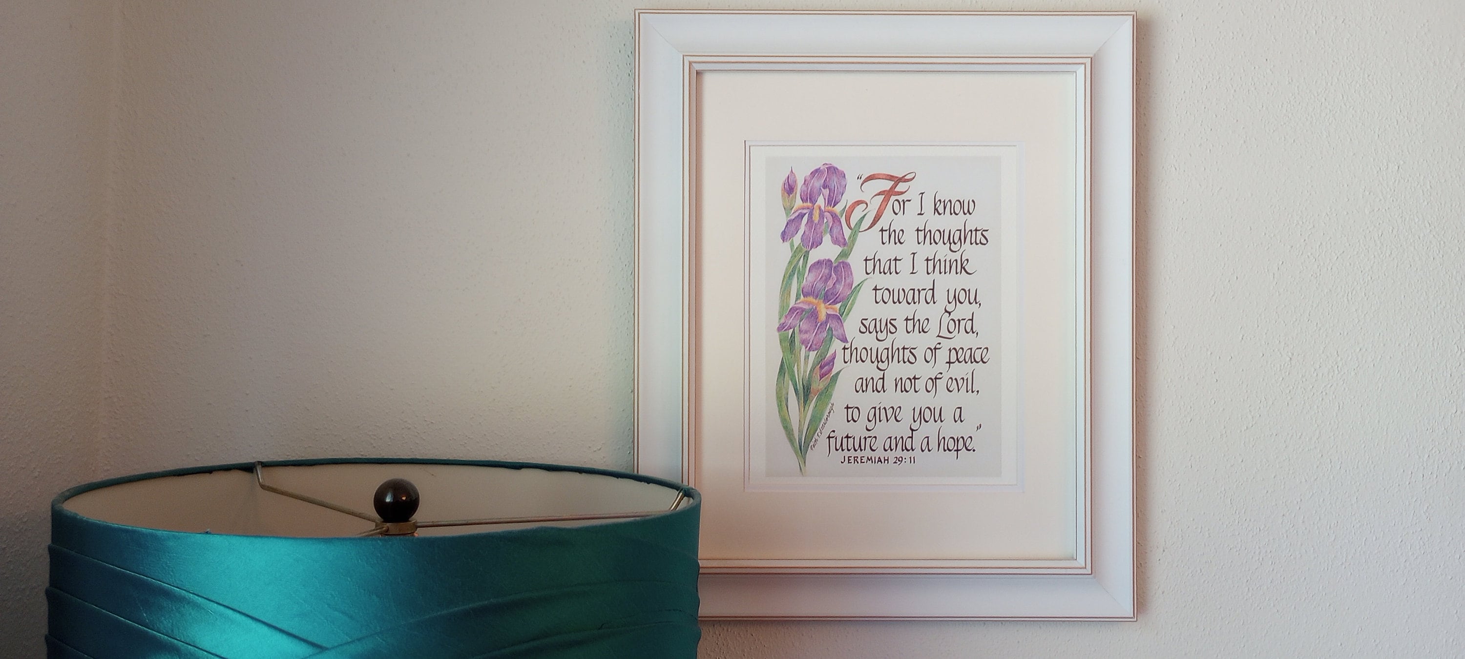 I Know the Thoughts That I Think Toward You Calligraphy of Jeremiah 29: ...