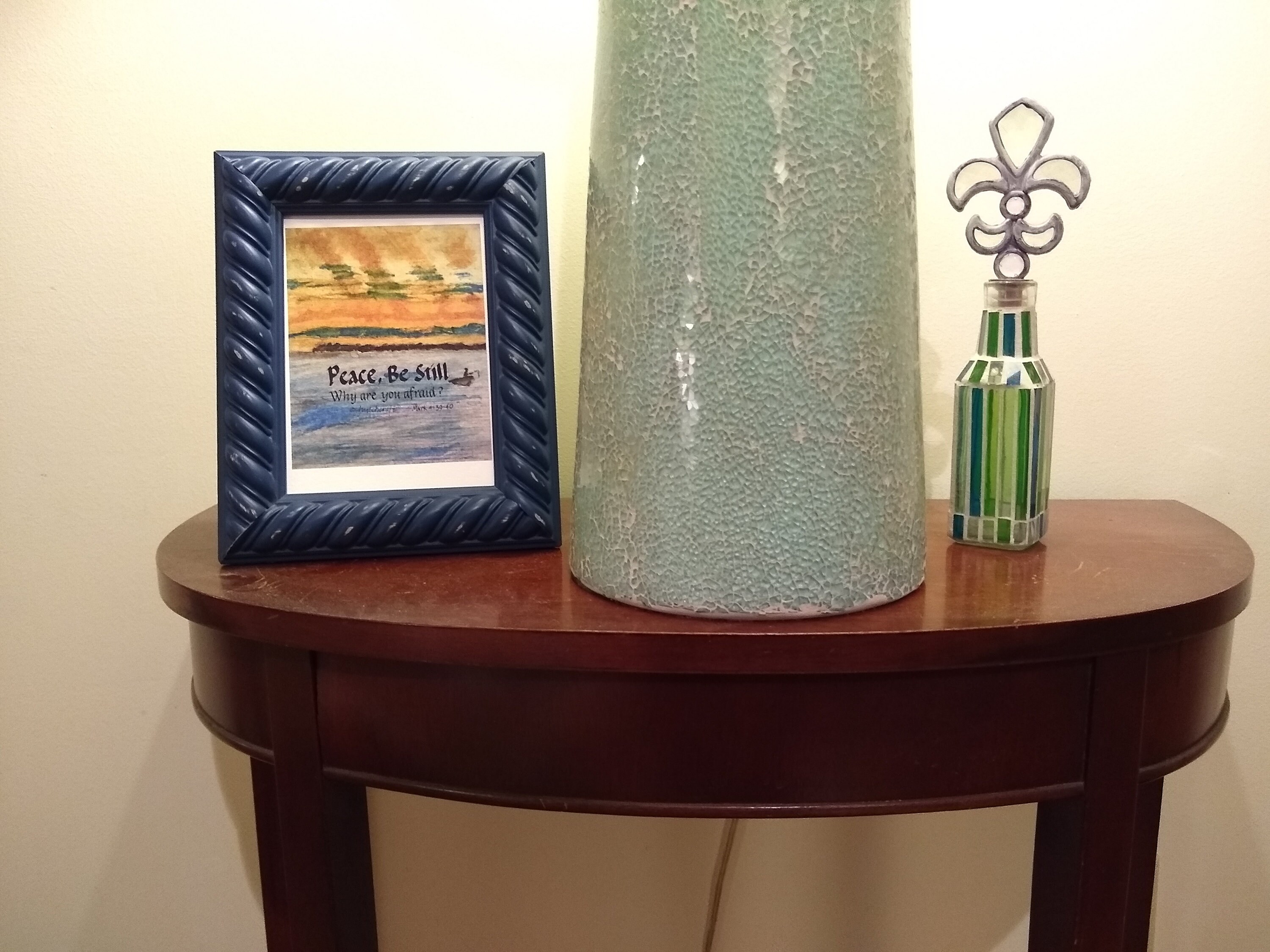 Peace Be Still Calligraphy of Mark4:39-40 - Etsy