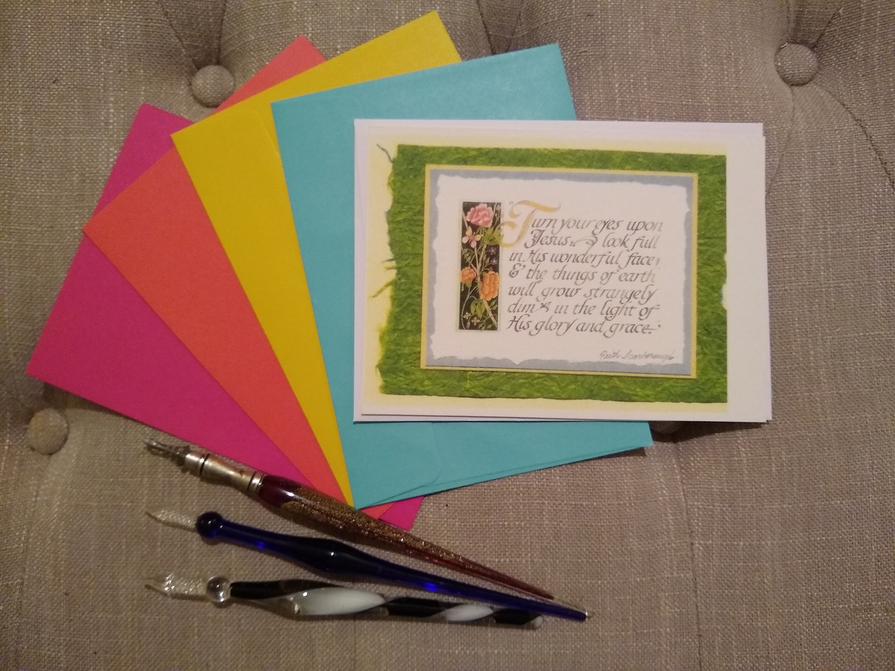 Turn Your Eyes Upon Jesus Calligraphy of Hymn - Etsy