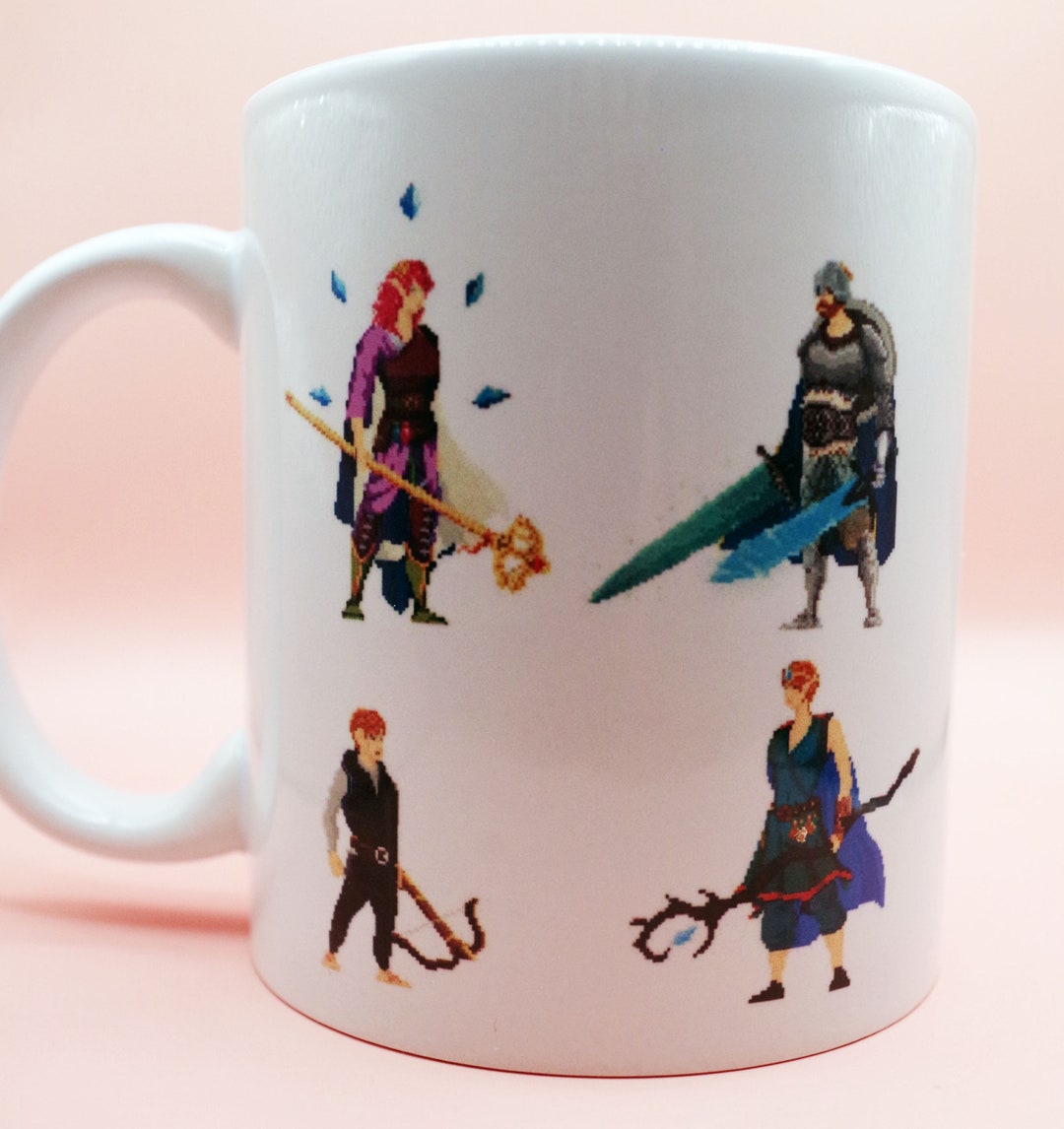 D&D RPG Character Mug Adventurers - Etsy