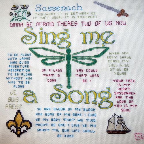 Thistle Cross Stitch Pattern Outlander Embroidery Simple Cross - Etsy
