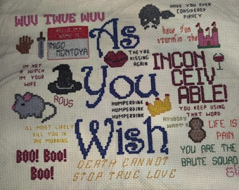 Princess Bride Cross Stitch Pattern | Etsy