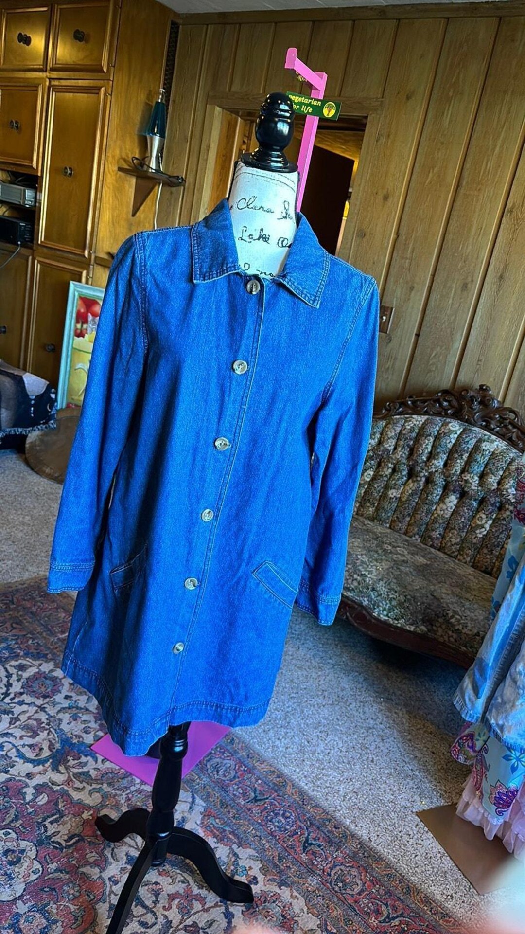 Vintage Serengeti 90s Denim Barn Jacket - Etsy