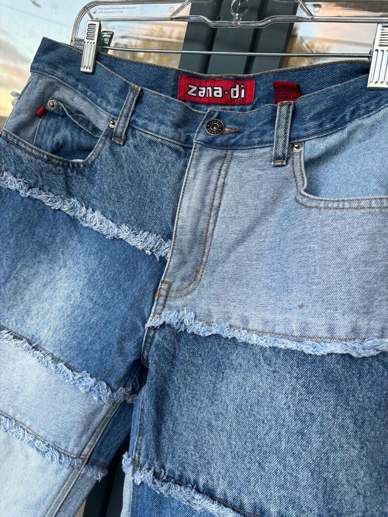 Vintage Iconic Bratz 90s Zanadi Patchwork Flared Jeans - Etsy