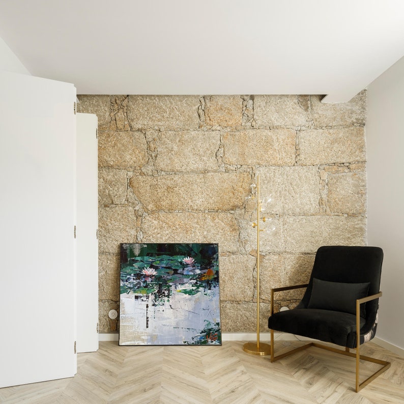 Original Ukrainian Oil Painting on Canvas Series Landscape WATER LILIES ...