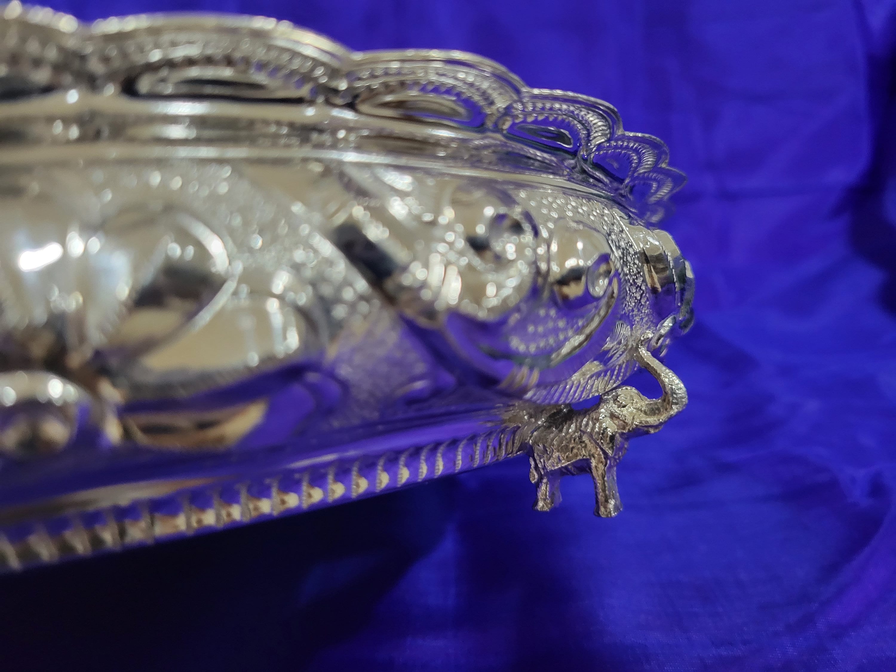 Ashta Lakshmi Pure Silver Urli - Etsy