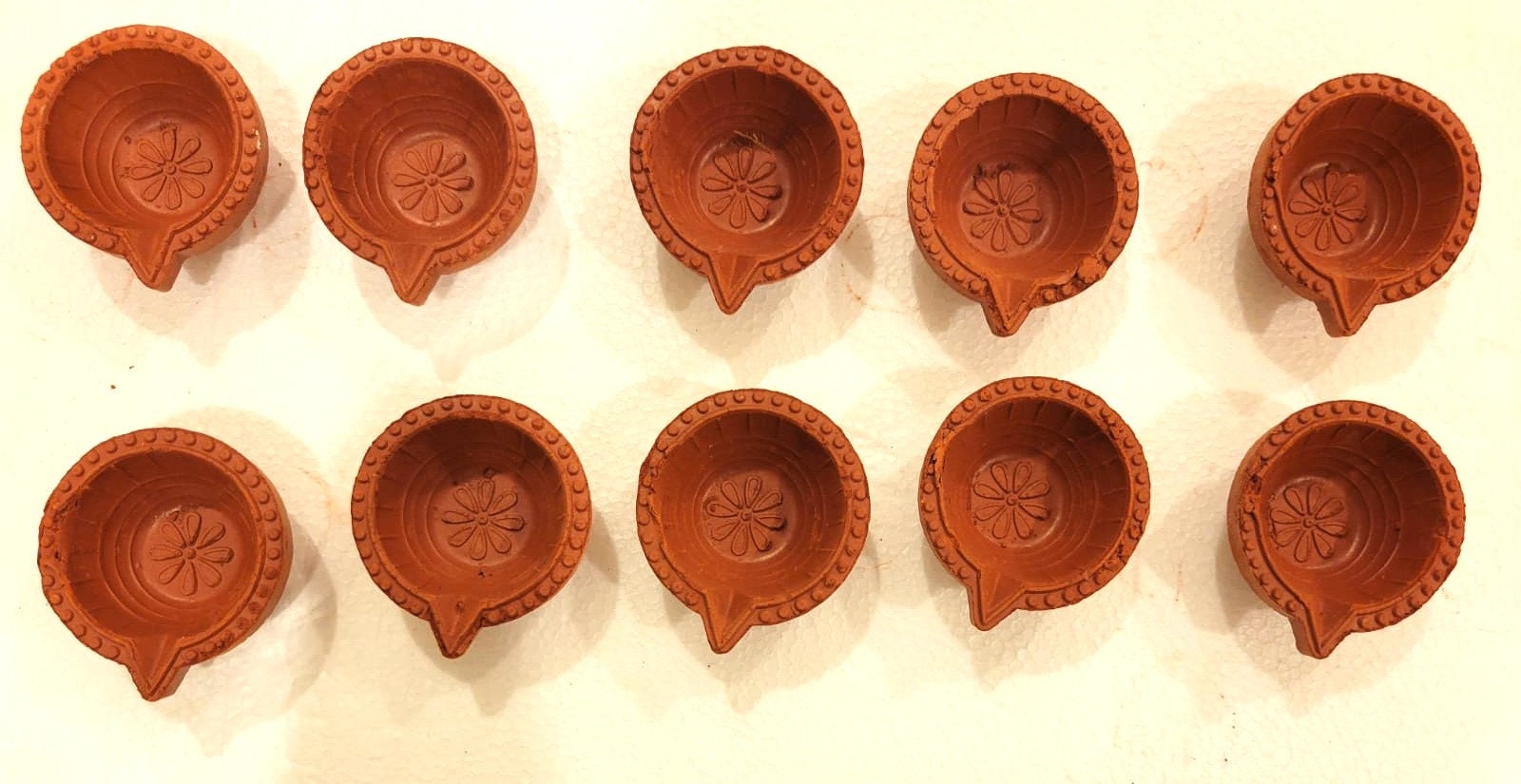 Clay Diya for Diwali Oil Wick Diya Diwali Decoration Indian Oil Lamp ...