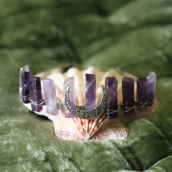 Amethyst Crown - Etsy
