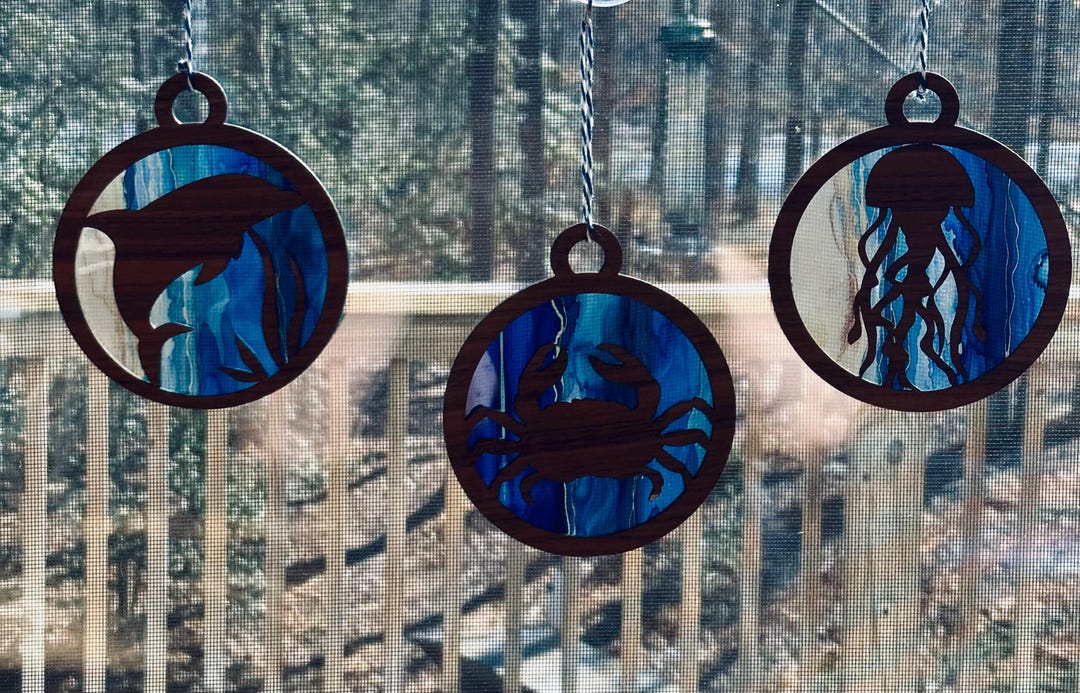 Sea Themed Suncatcher - Etsy