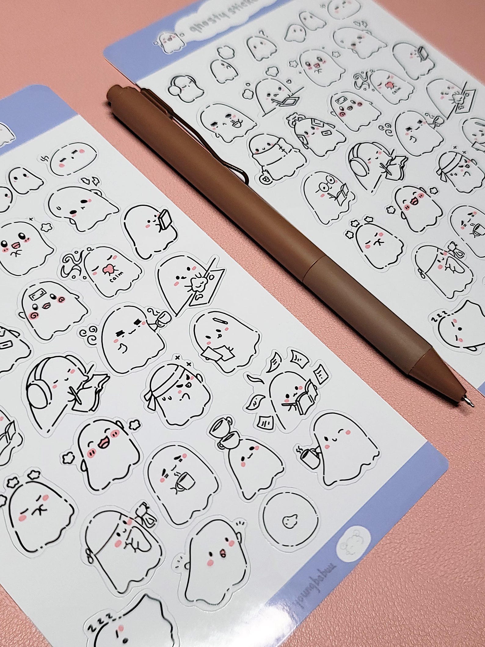 Ghosty Sticker Sheet - Etsy