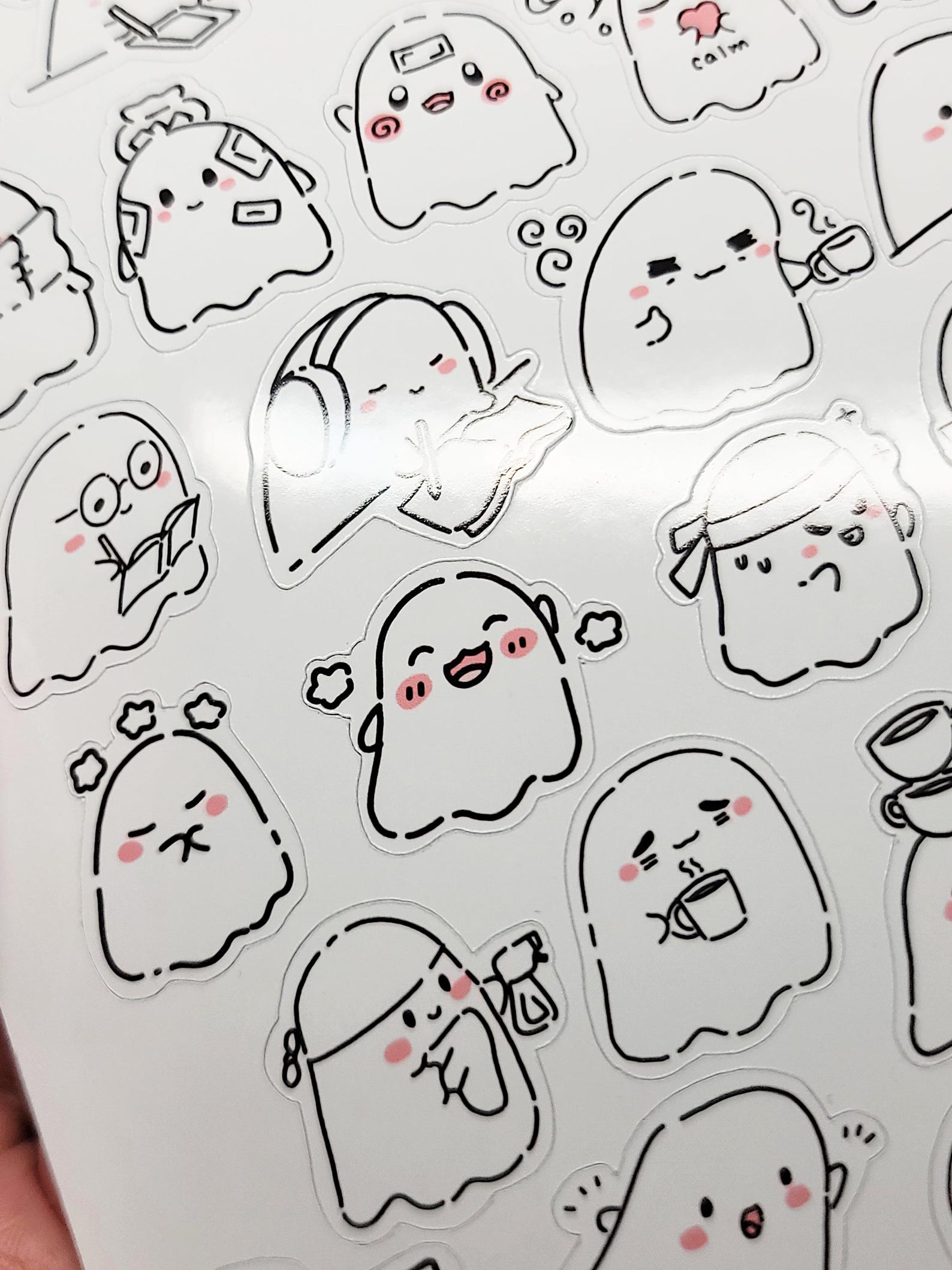 Ghosty Sticker Sheet - Etsy