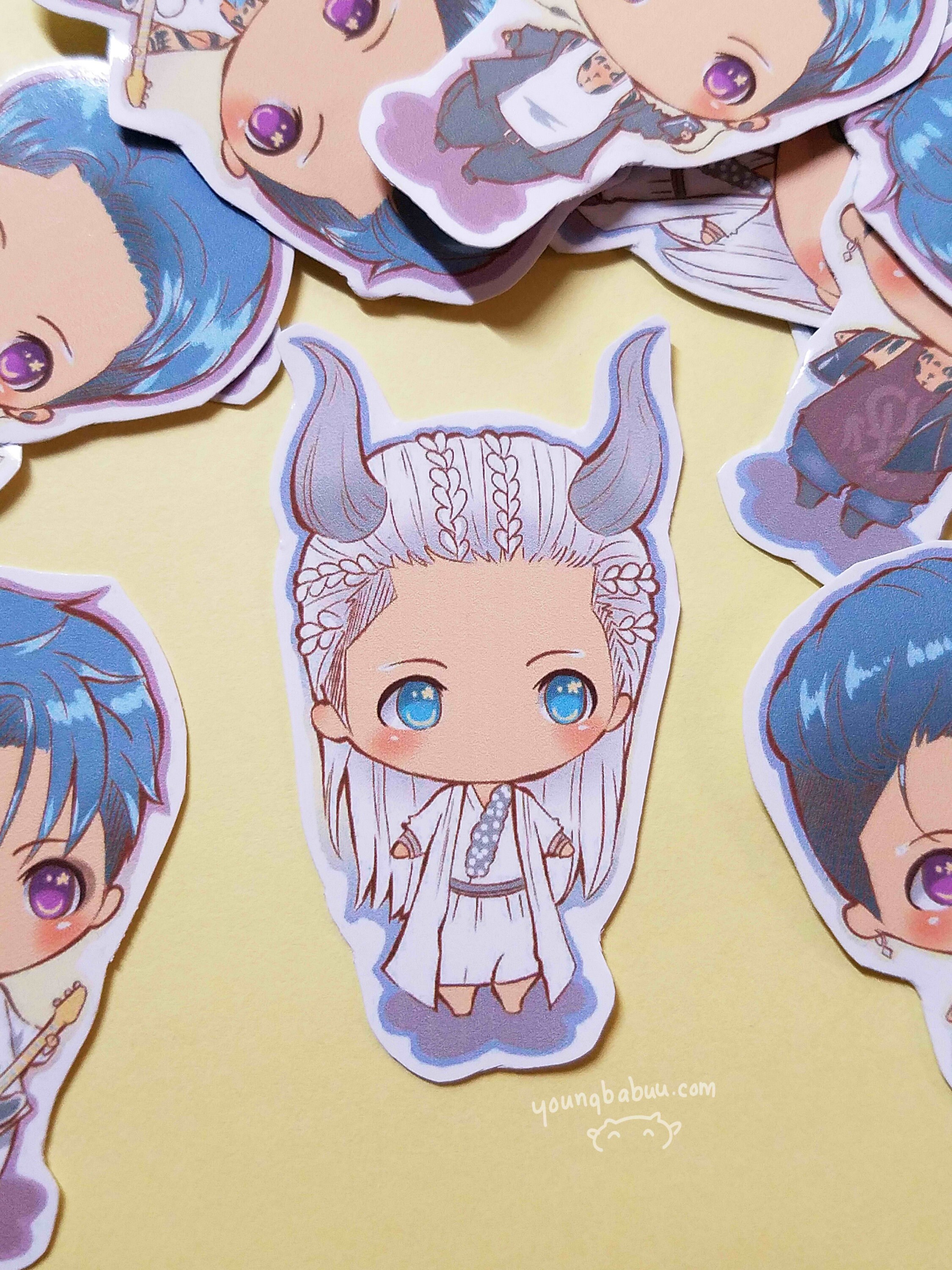 Miyavi Minis Sticker Set series 1 - Etsy