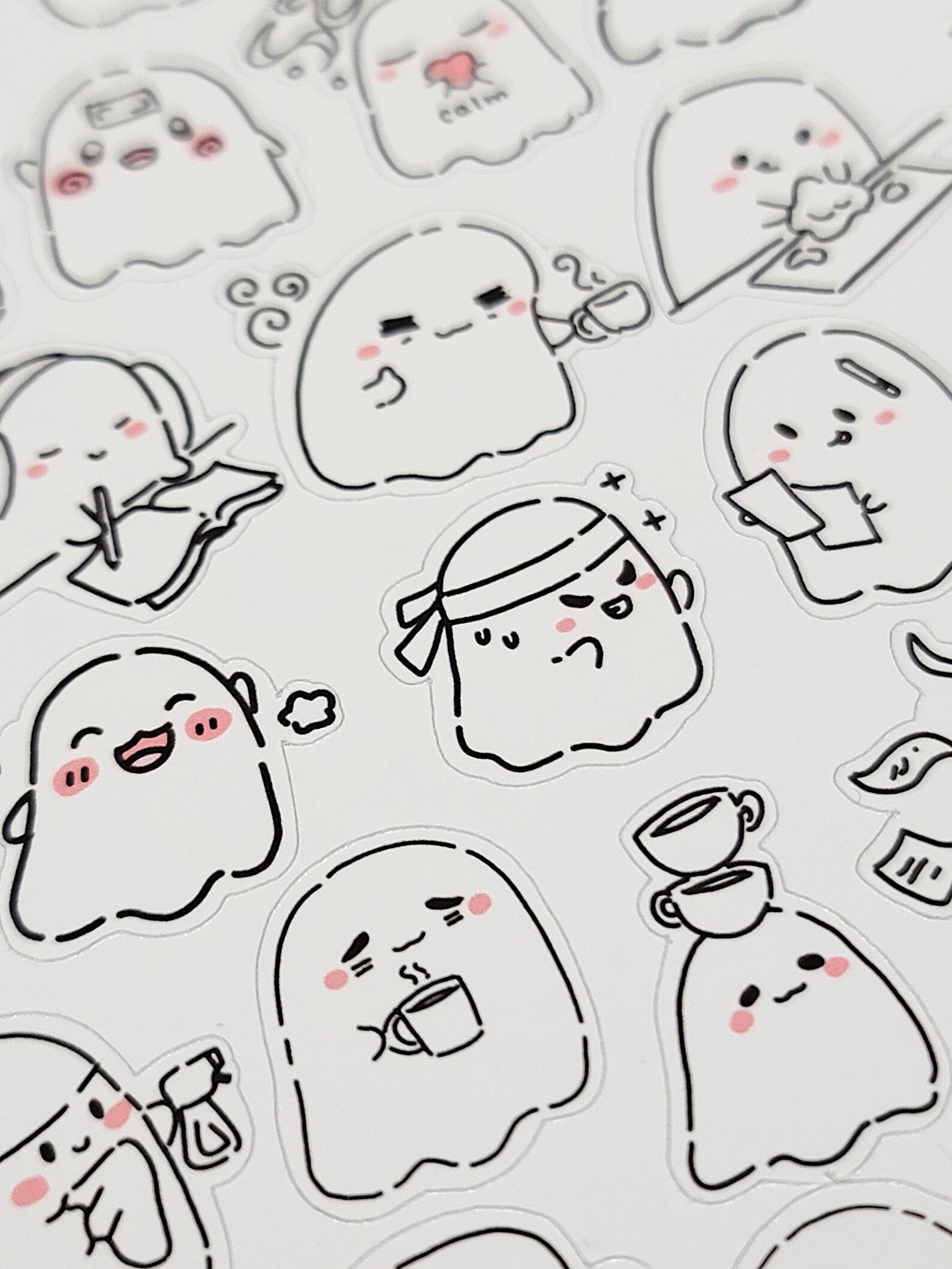 Ghosty Sticker Sheet - Etsy