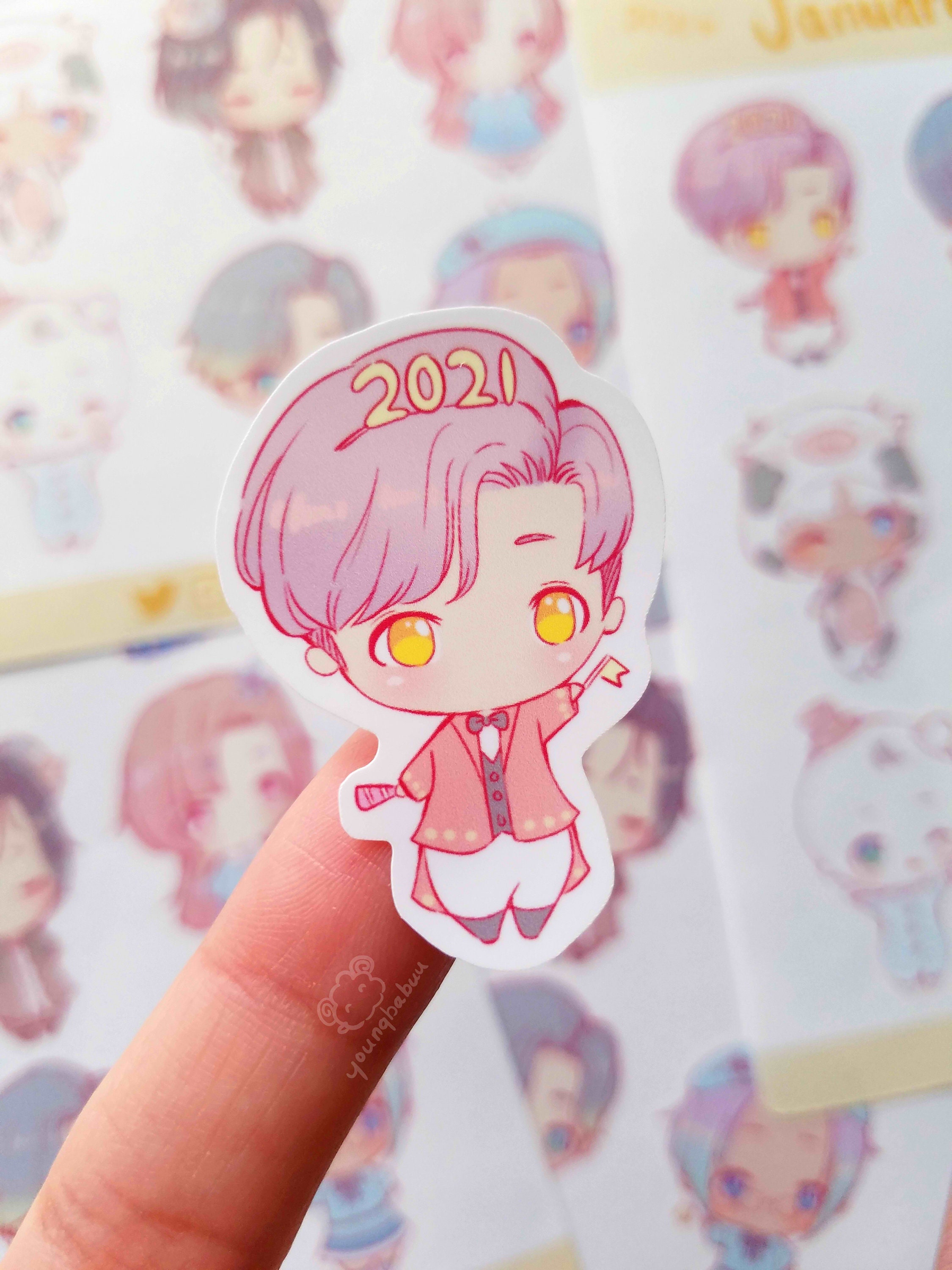 January Mini's Sticker Sheet | Etsy