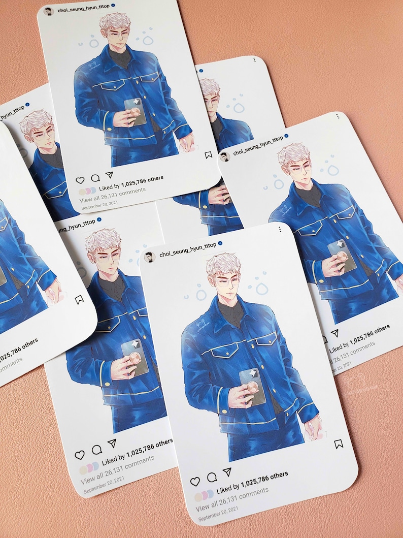 TOP IG Post - Die Cut Sticker - Etsy