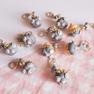 Mer-sheep Charm - 1.5 Inch Clay Charm - Etsy