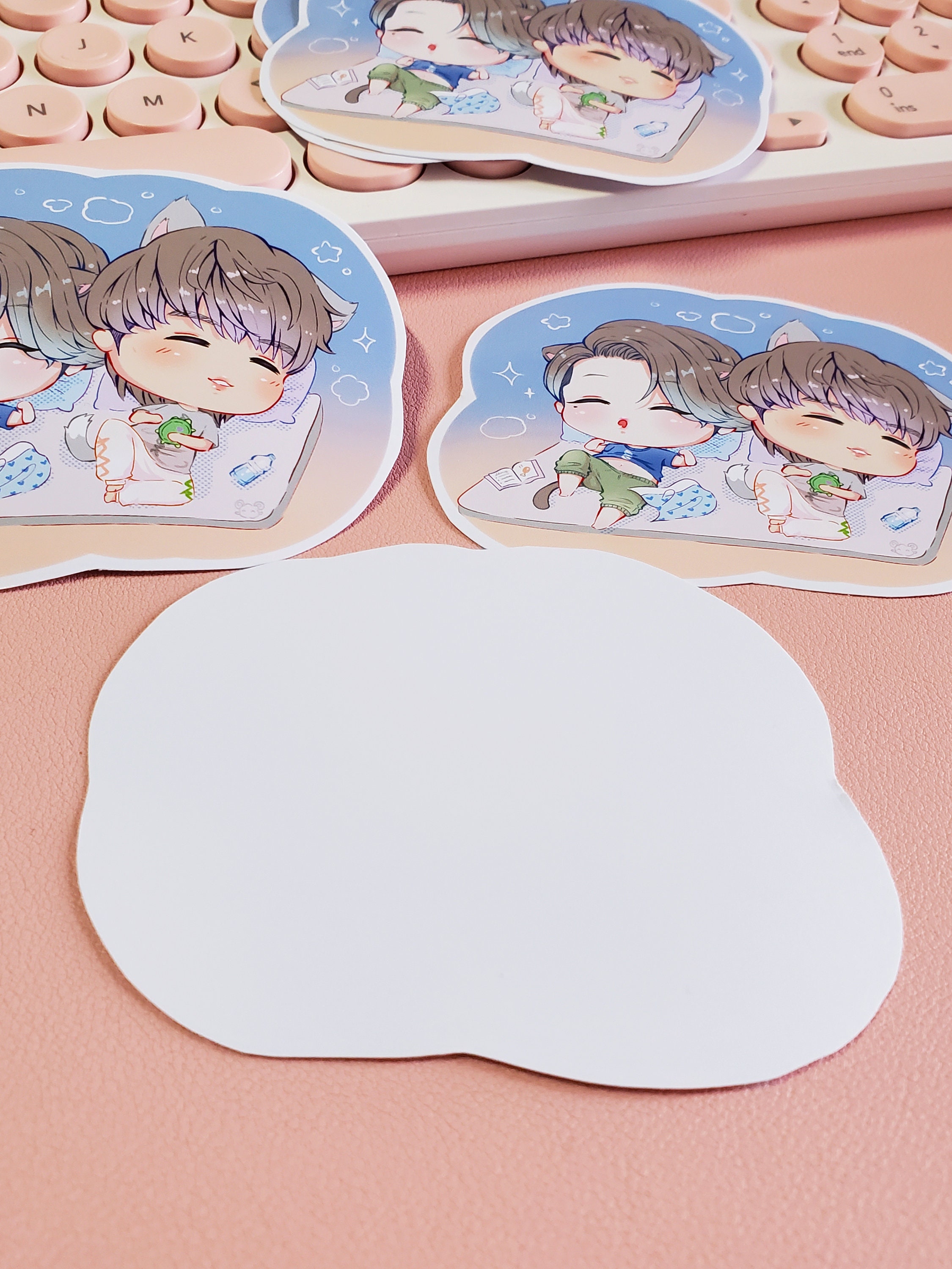 Wolf & Cat Sleepover Stickers 3.5 X 3 - Etsy