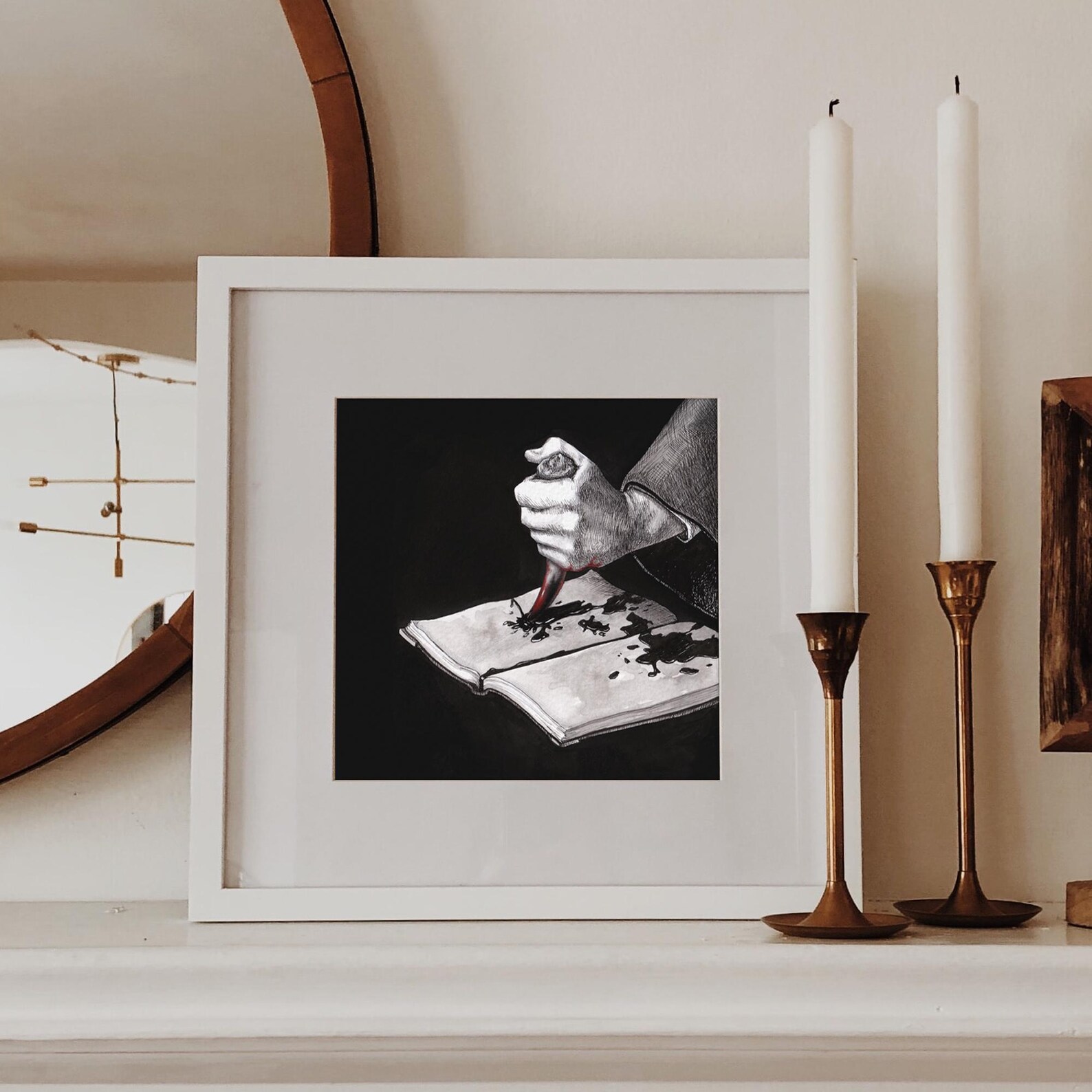 Horcrux Tom Riddle’s Diary, Dark Academia Wall Art, Magical Witchy ...