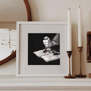 Horcrux Tom Riddle’s Diary, Dark Academia Wall Art, Magical Witchy ...