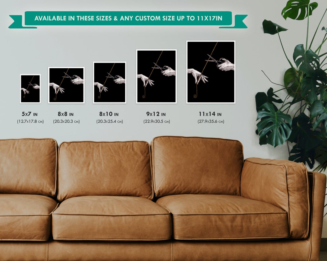 Thread of Life Ancient Greek Mythology Art Print Hand - Etsy