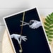 Thread of Life Ancient Greek Mythology Art Print, Gold Foil Embellished ...