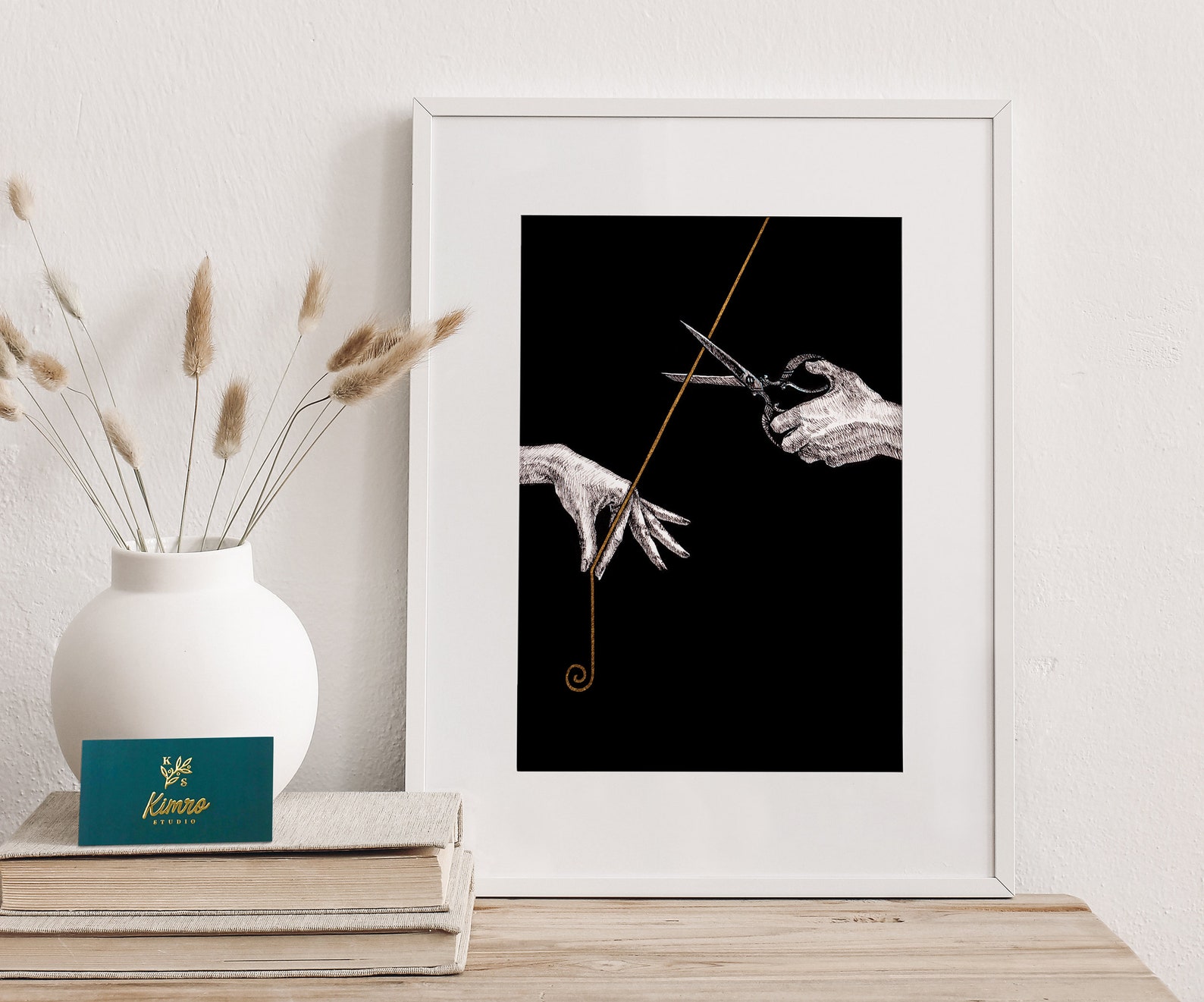 Thread of Life Ancient Greek Mythology Art Print Hand | Etsy