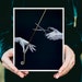Thread of Life Ancient Greek Mythology Art Print, Gold Foil Embellished ...