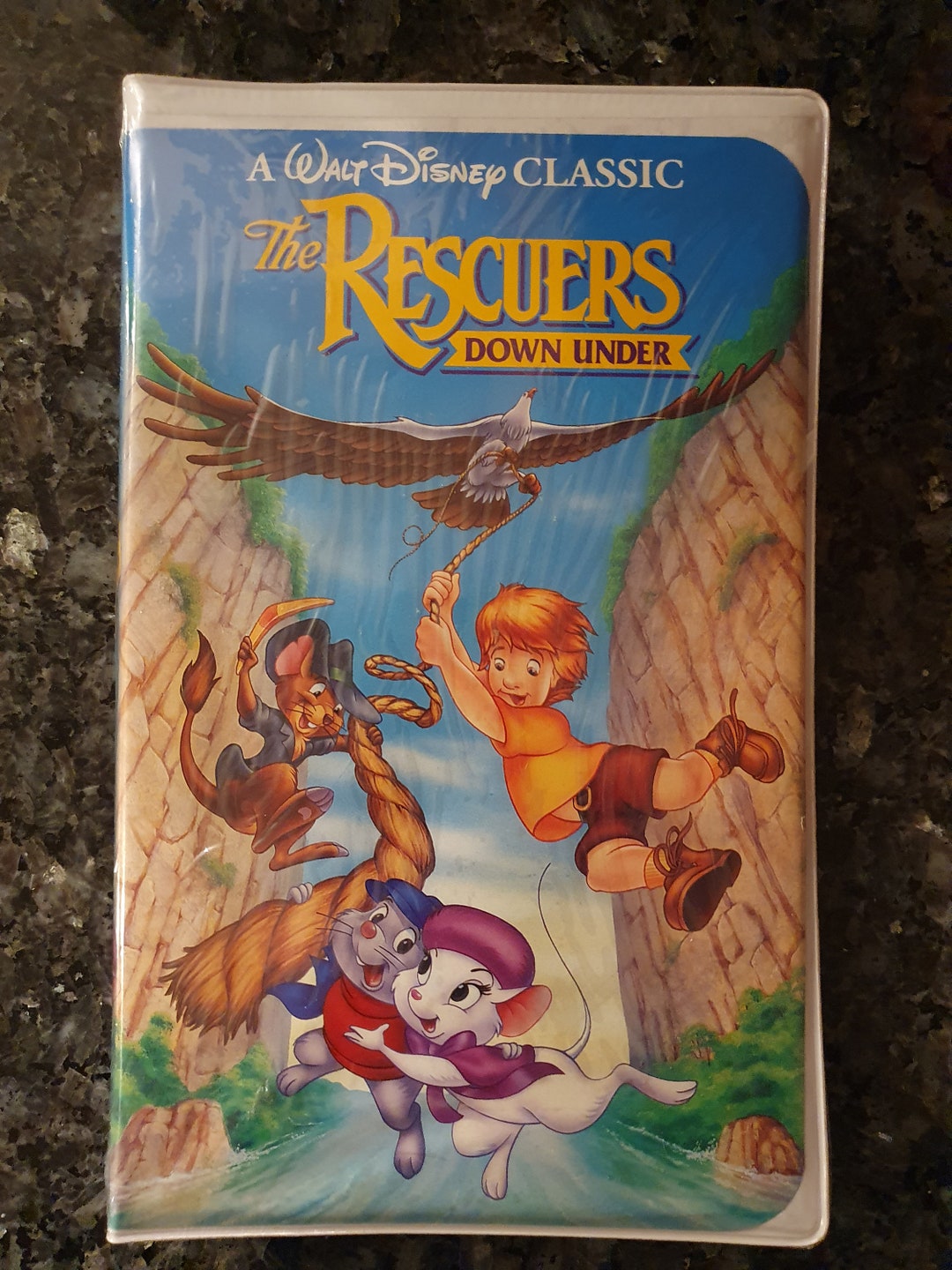Walt Disney's the Rescuers Down Under VHS New Sealed Black - Etsy